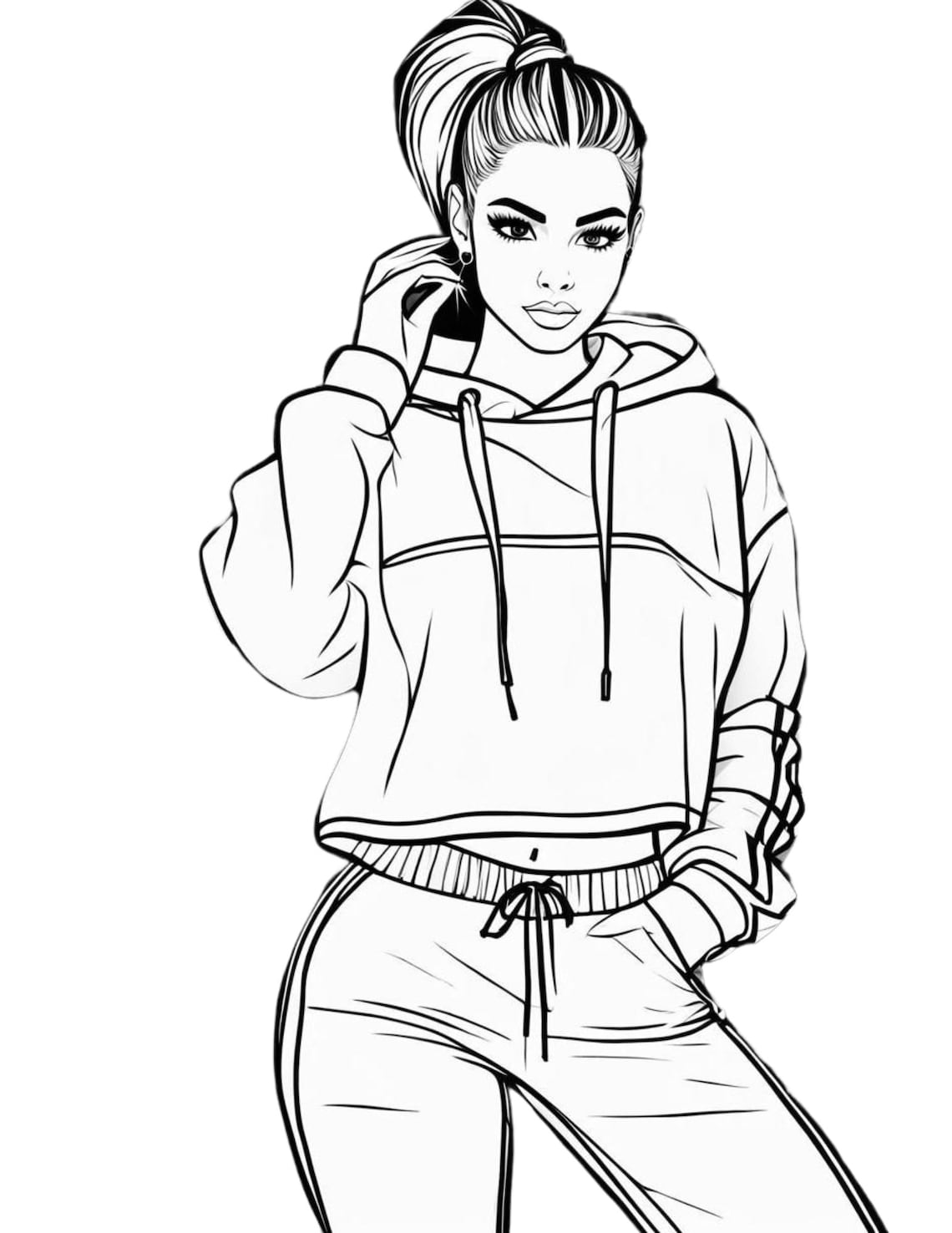 40 Baddie Coloring Pages and Coloring Sheets - Girls With Attitude ...