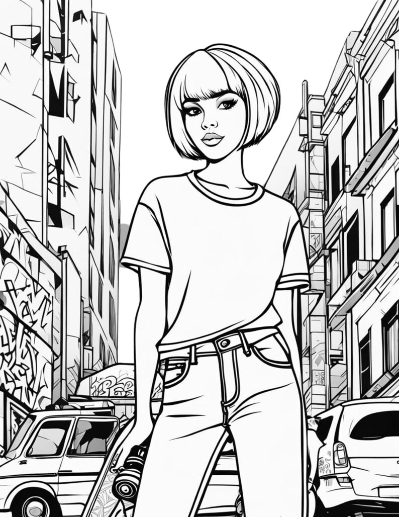 40 Baddie Coloring Pages and Coloring Sheets - Girls With Attitude ...