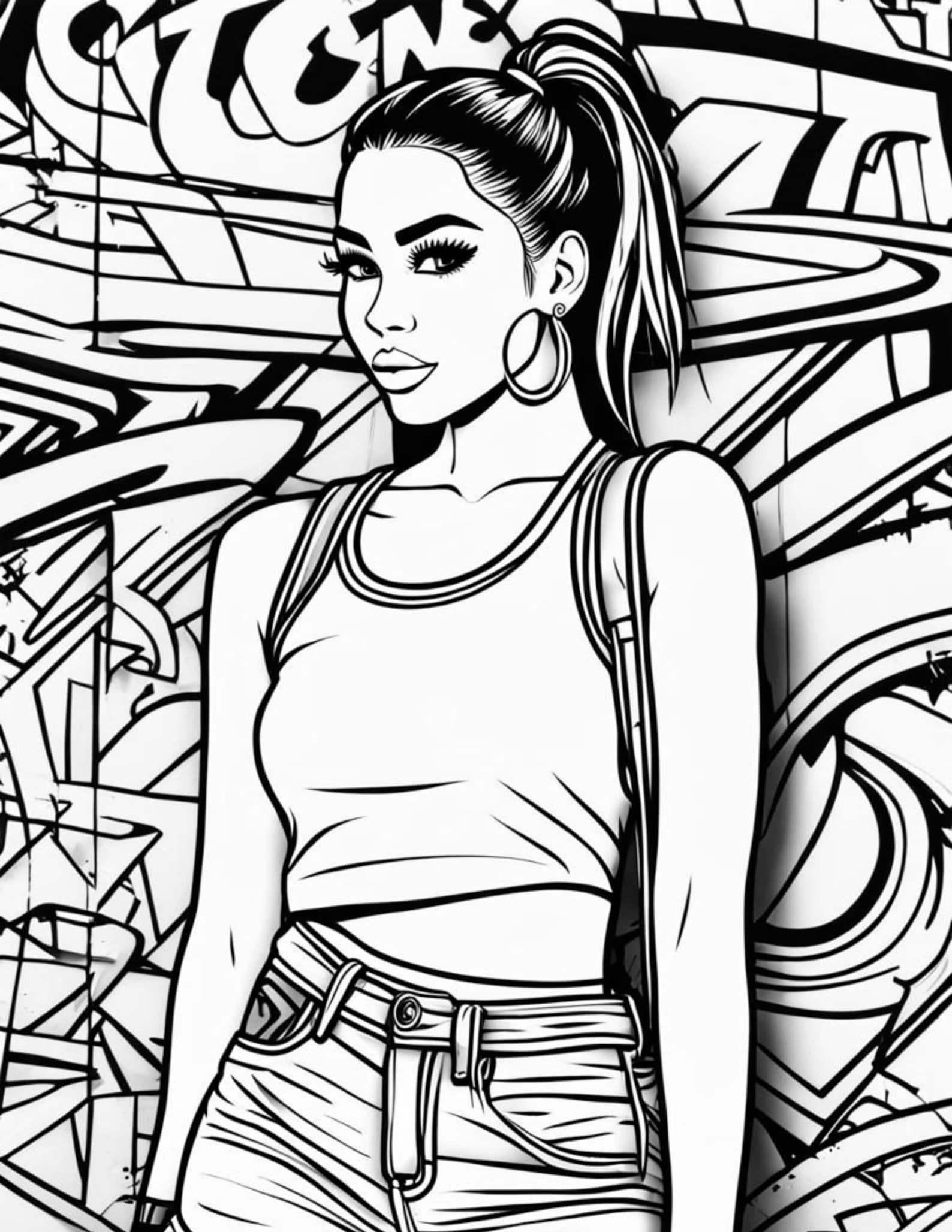 40 Baddie Coloring Pages and Coloring Sheets - Girls With Attitude ...
