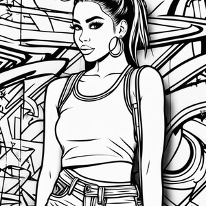 40 Baddie Coloring Pages and Coloring Sheets - Girls With Attitude ...