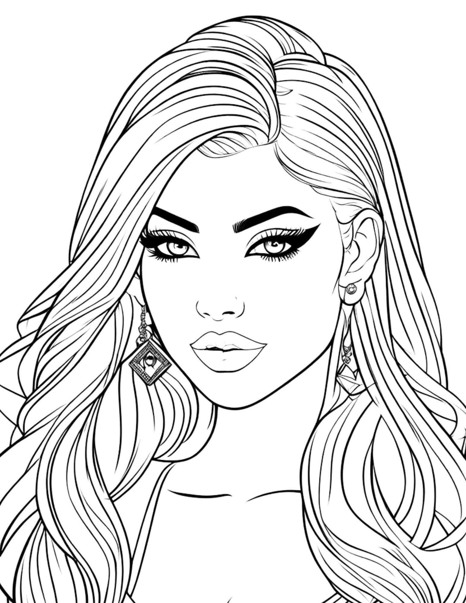 40 Baddie Coloring Pages and Coloring Sheets - Girls With Attitude ...