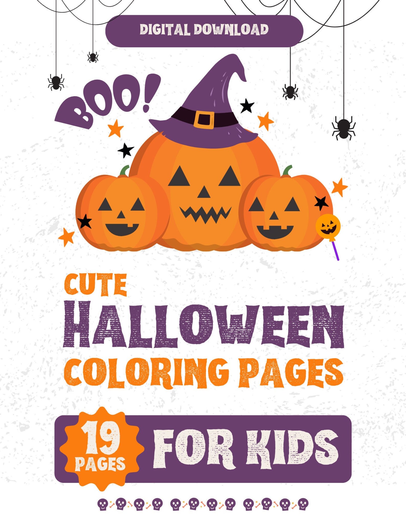Cute Halloween Coloring Pages for Kids Mom Approved Pumpkins Ghosts ...