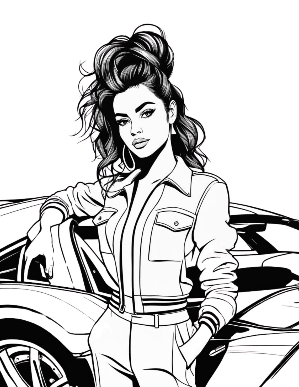 40 Baddie Coloring Pages and Coloring Sheets - Girls With Attitude ...
