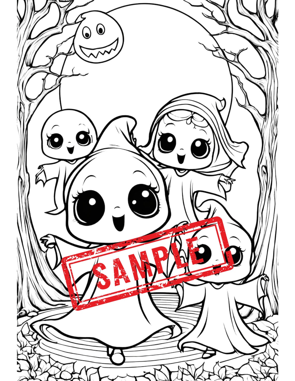 Cute Halloween Coloring Pages for Kids Mom Approved Pumpkins Ghosts ...