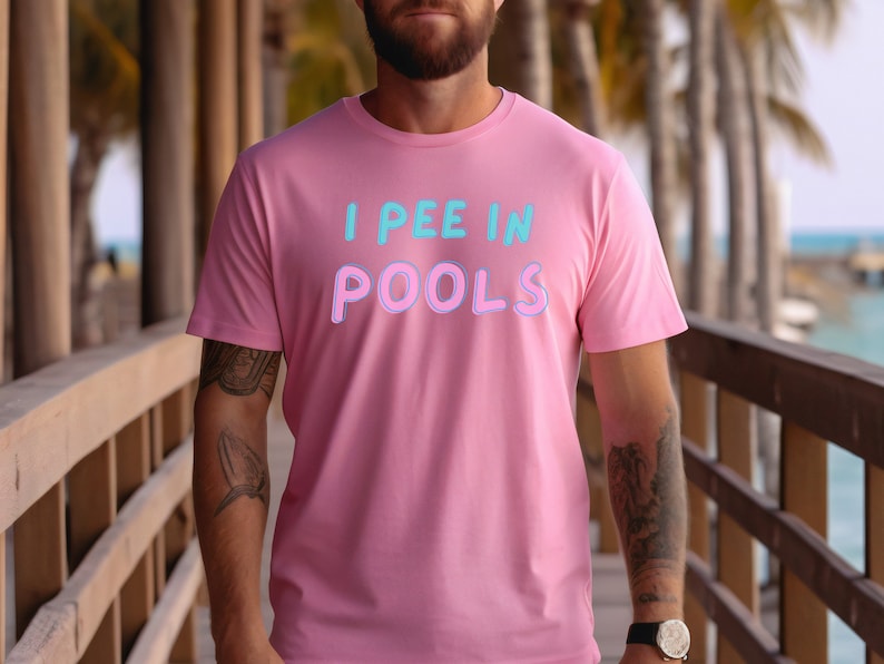 I Pee in Pools Tshirt, Womens Funny Tshirt, Funny Lake Tshirt, Lake ...