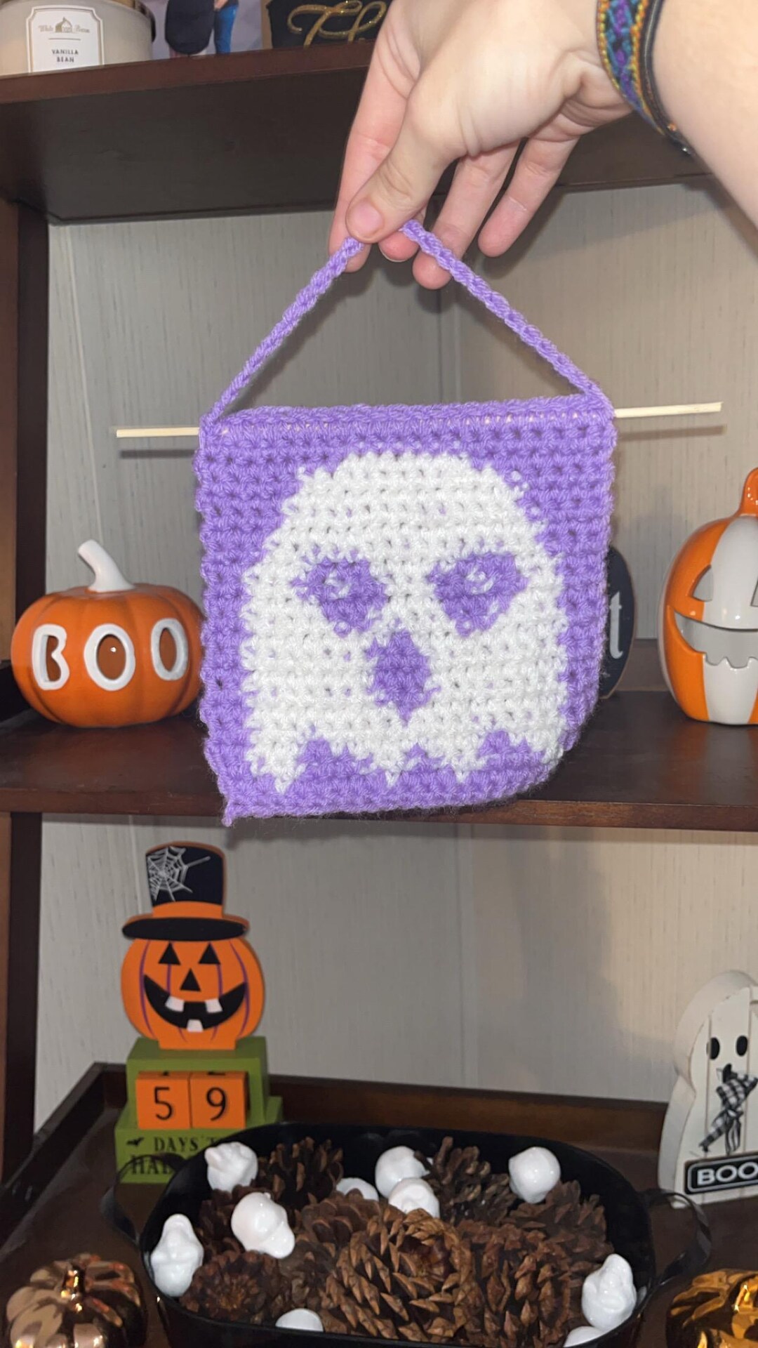 Crochet Ghost Tapestry - Etsy