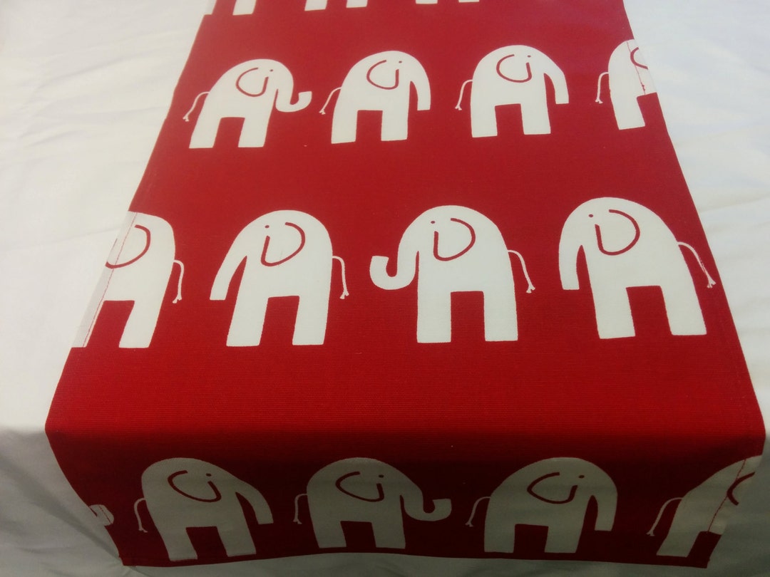 ELEPHANT RUNNER, COLORS, Last Ones, Short Table Runner, Dresser Runner ...