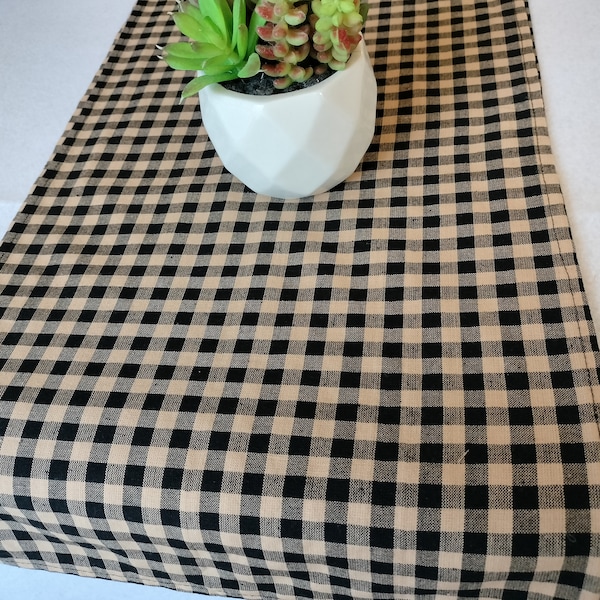 Buffalo Check Table Runner - Etsy