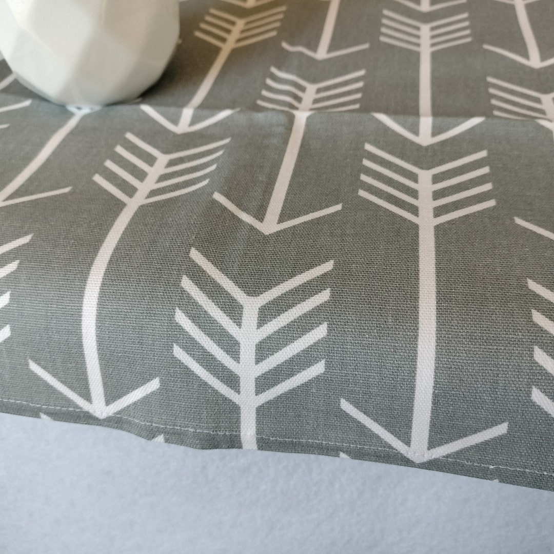 Grey ARROWS TABLE LINENS, Table Runners, Placemats, Gray, Last Ones ...
