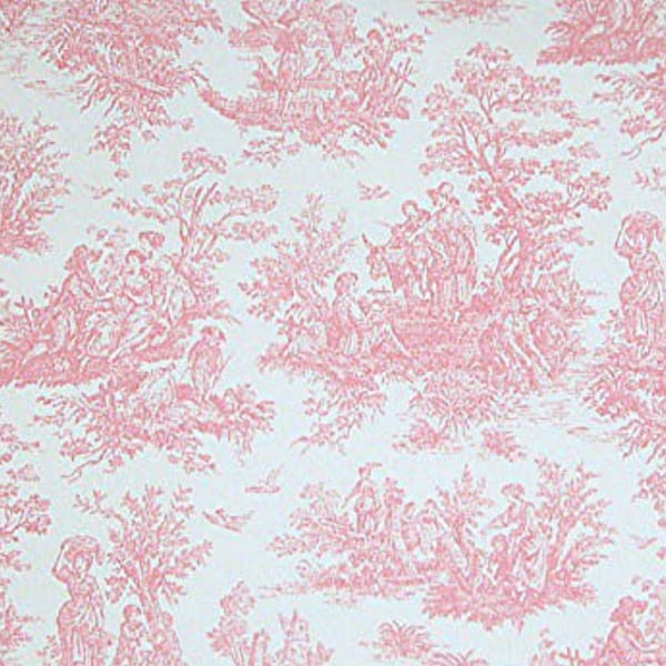 Pink Toile - Etsy