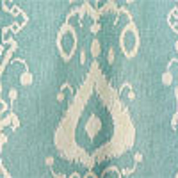 Aqua Ikat - Etsy