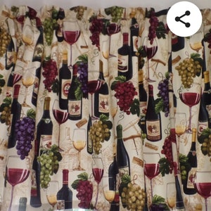 WINE and GRAPES LINENS -- Table Runner- or Napkins -or Placemats ...