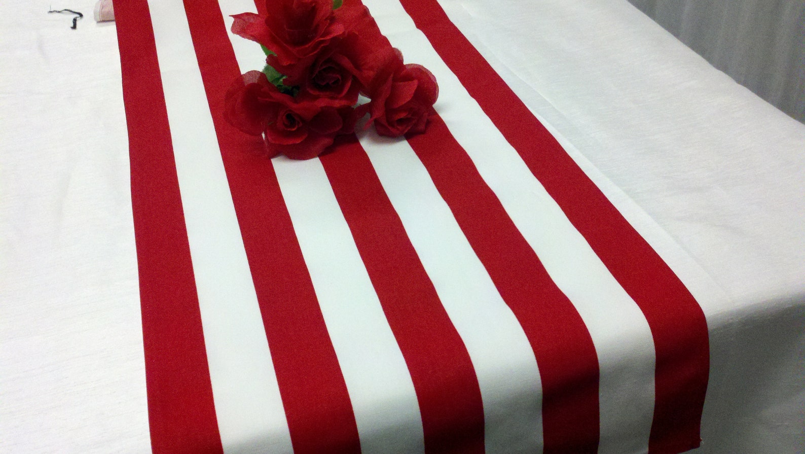 STRIPED TABLE LINENS Colors 11 Wide Table Runners | Etsy