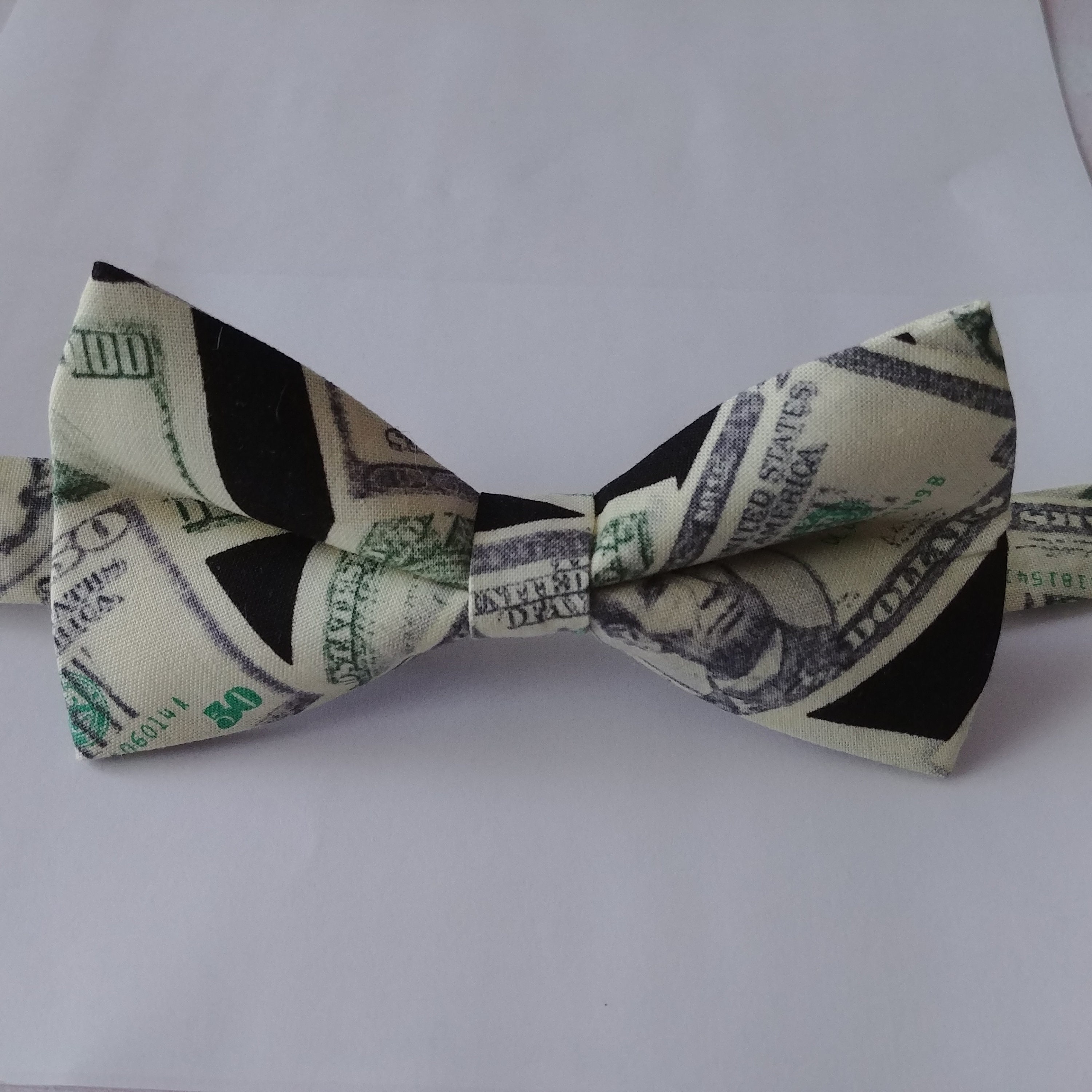 MONEY Necktie or Bowtie or Hanky Cash Tie Men Boy - Etsy UK