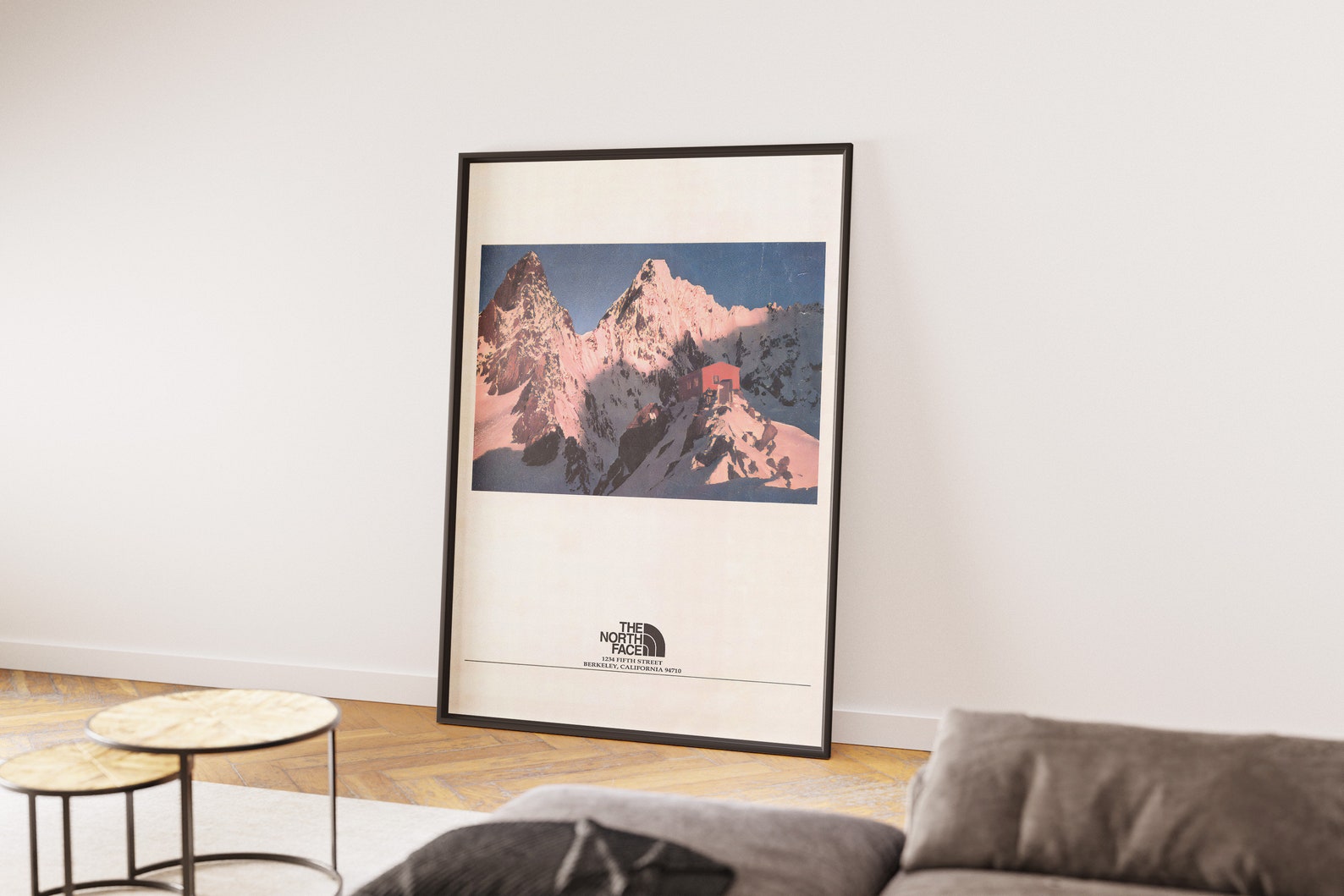 The North Face Advertising Poster, 80s Style Outdoor Print, Vintage Ad ...