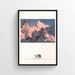 The North Face Advertising Poster, 80s Style Outdoor Print, Vintage Ad ...