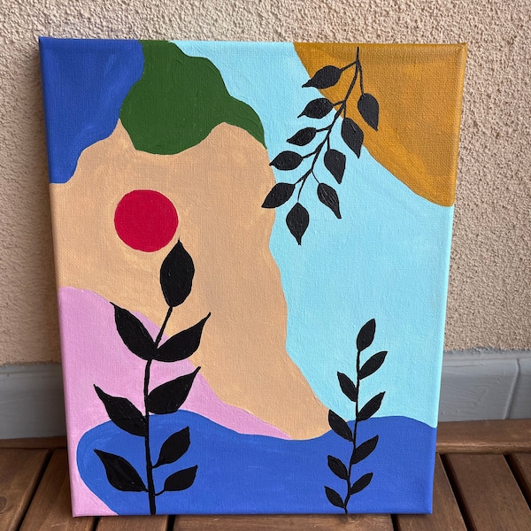 Boho Painting - Etsy