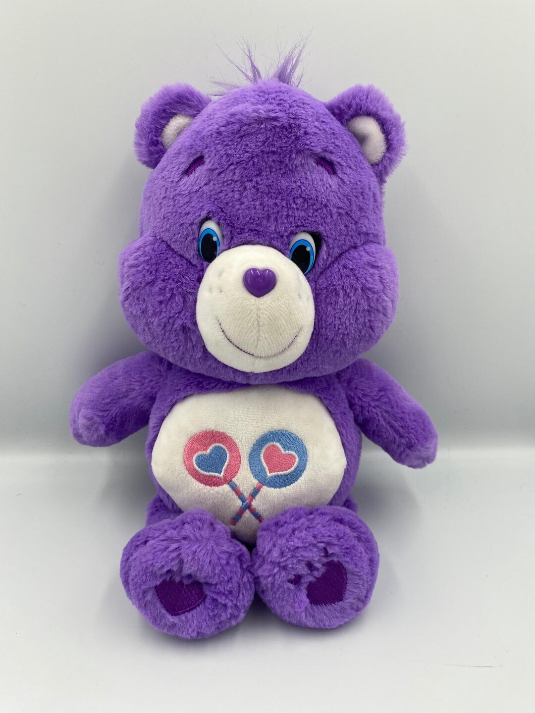 Care Bears Plush Toy With Heart-shaped Lollipops - Purple Plush Toy 37 ...