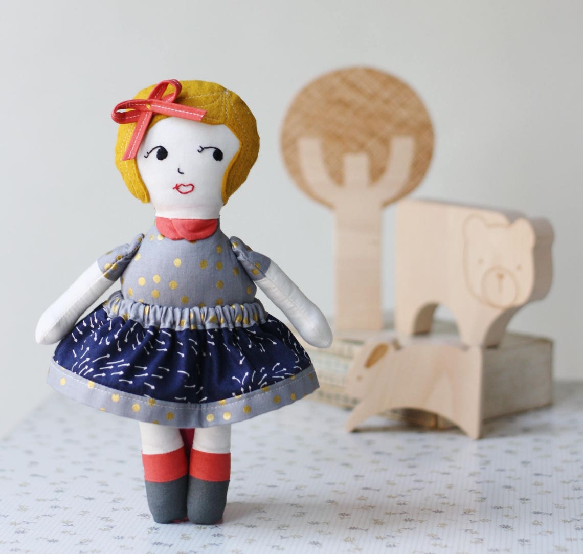 Doll Sewing Pattern PDF Sewing Pattern Stuffed Doll Sewing - Etsy Canada