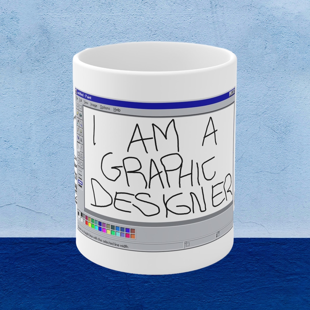 I Am a Graphic Designer Mug - Personalised Graphic Design Gift - Custom ...