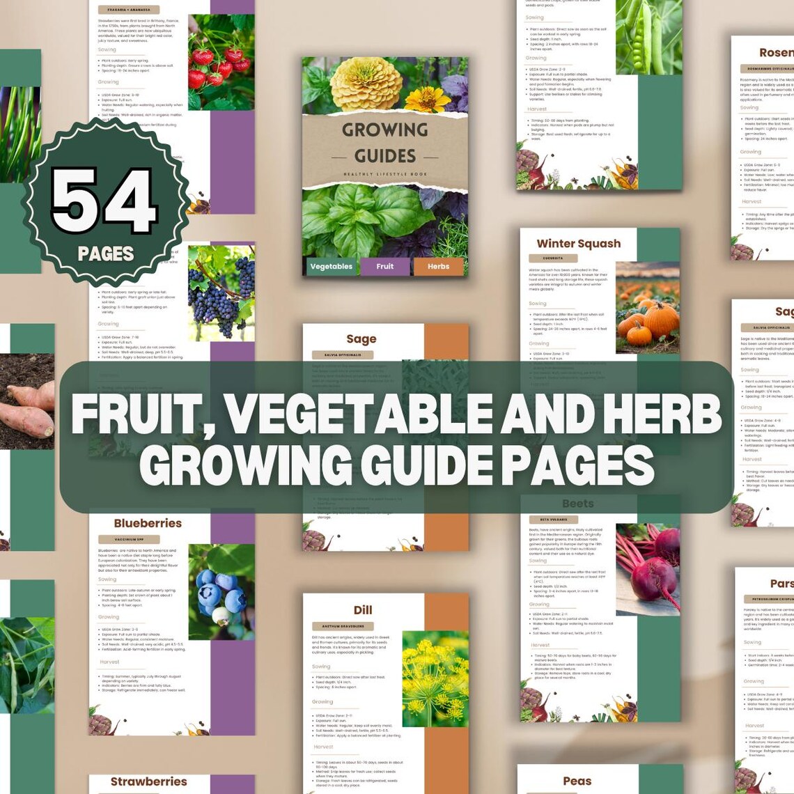 Ultimate Gardening Planner & Journal Printable PDF Checklist, Digital ...