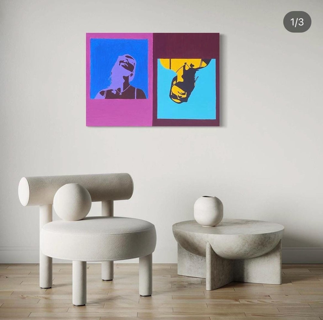 Retro Art “polaroid 360” | 70x100 Cm Vintage Camera Painting | Acrylic ...