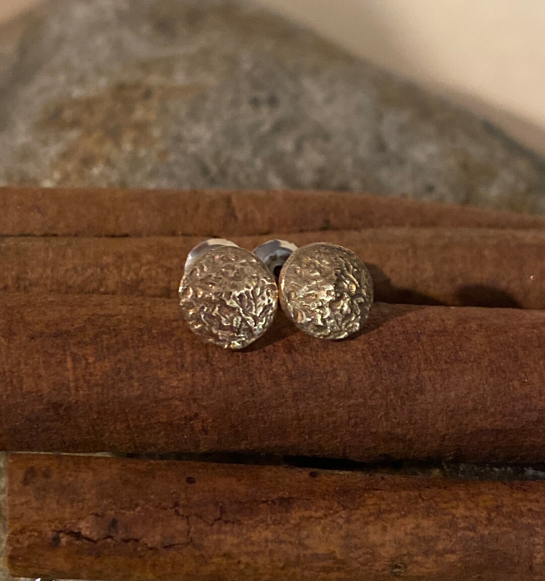 Bronze Textured Coin - Etsy