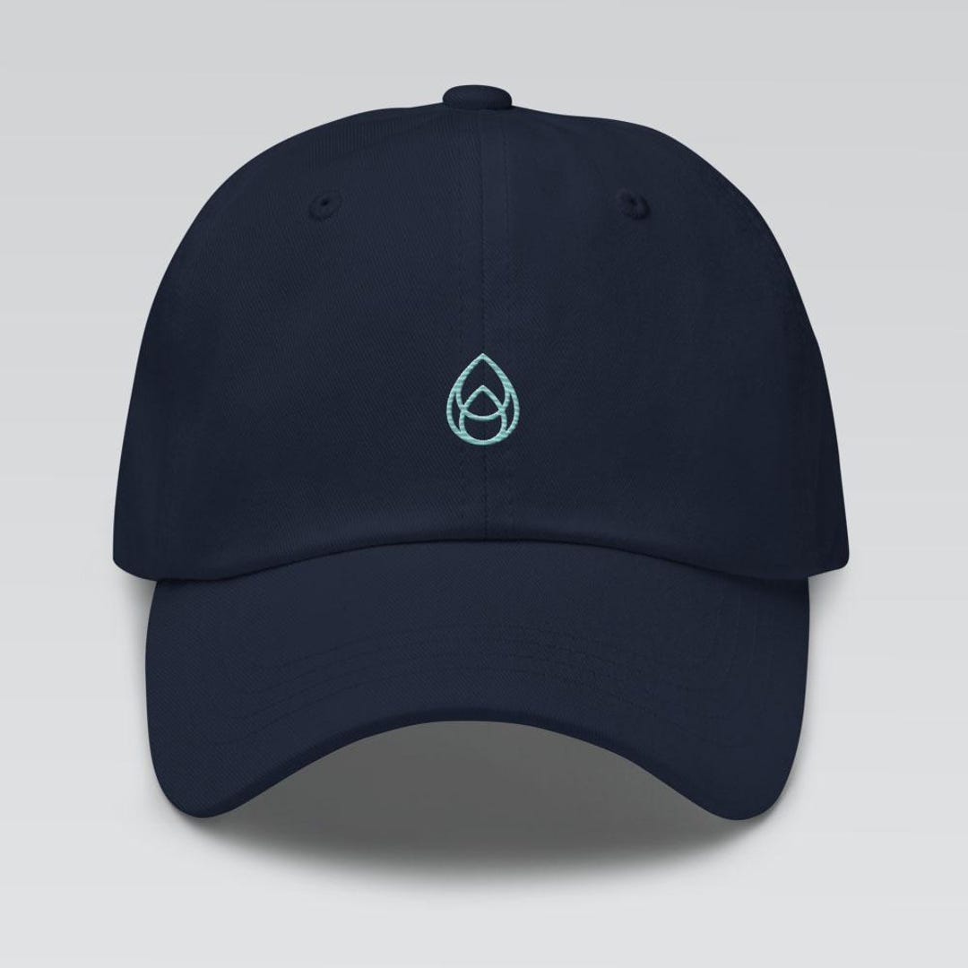 Waterdrop Embroidered Cap Eco-friendly Hat, Support Ocean Conservation ...