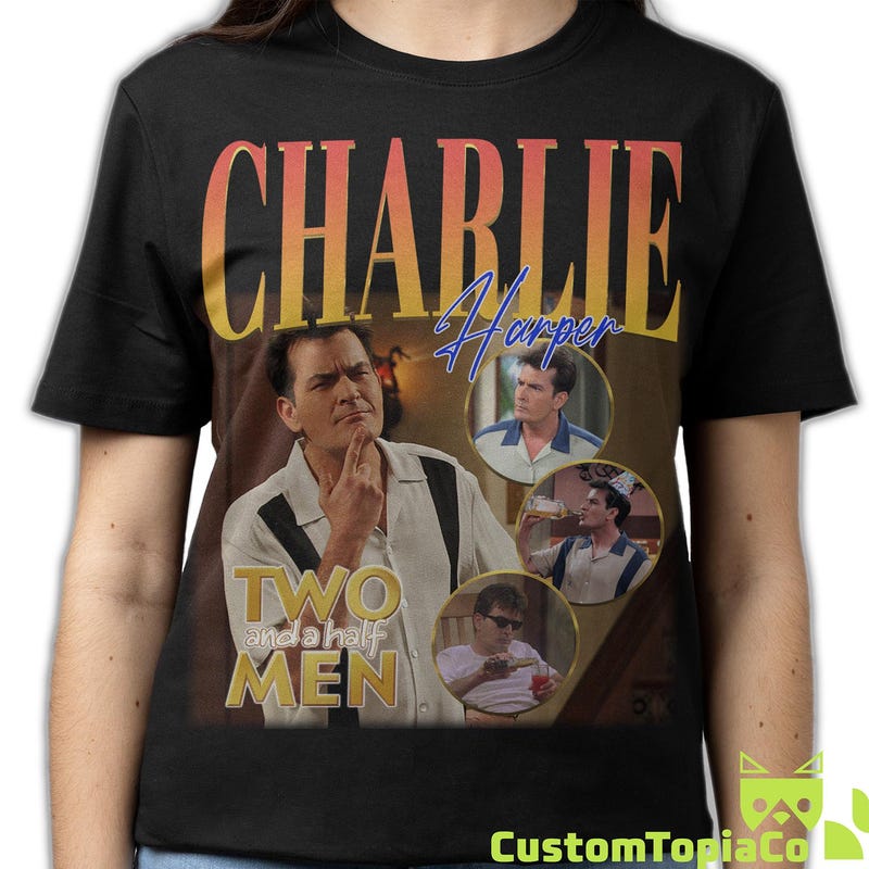 Two and a Half Men Charlie Shirts - Etsy