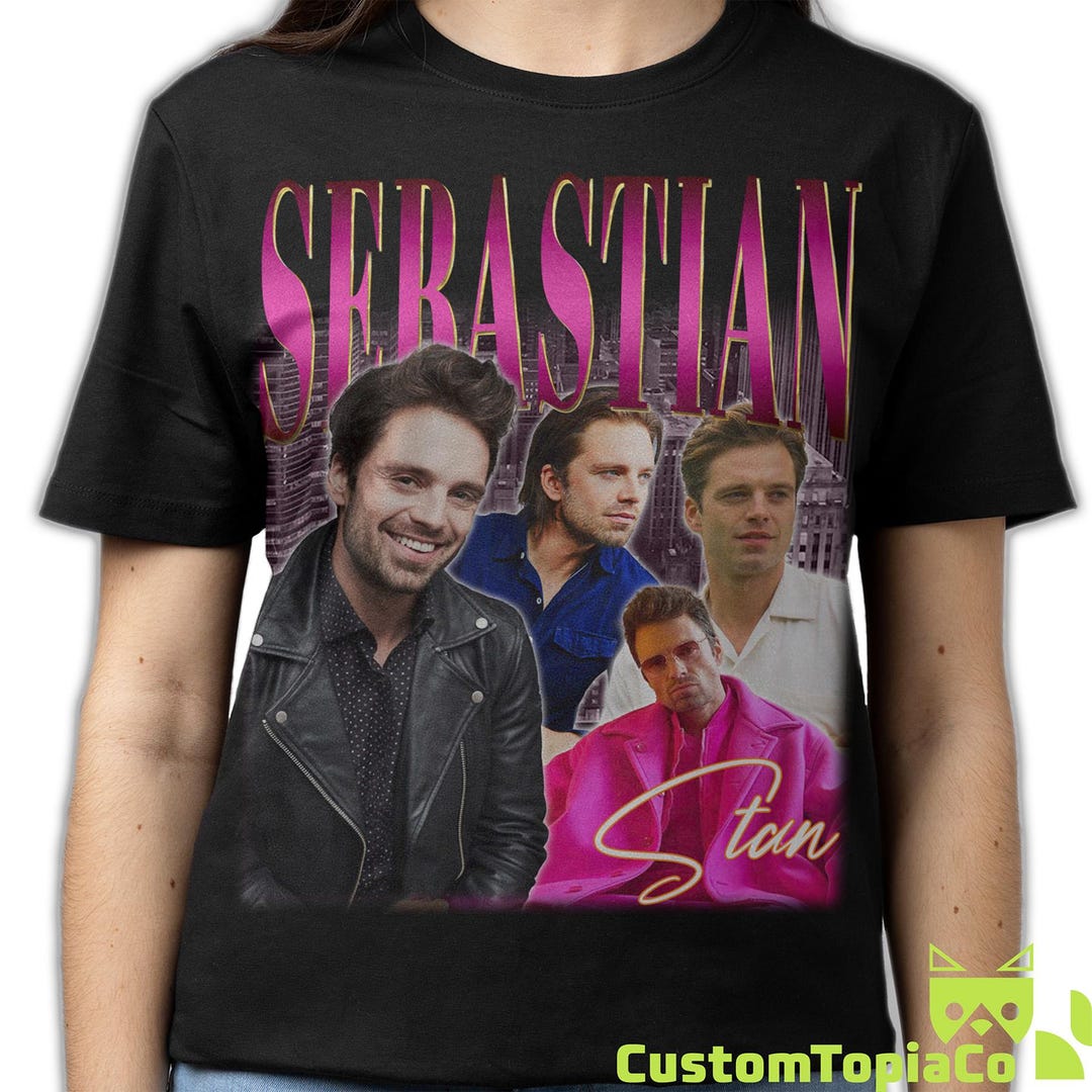 SEBASTIAN STAN SHIRT, Sebastian Stan Vintage T-shirt, Sebastian Stan ...