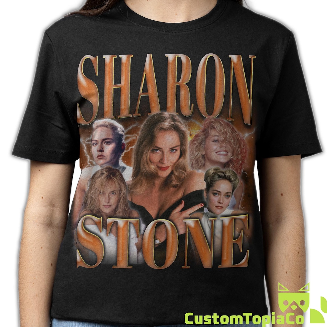 SHARON STONE SHIRT, Sharon Stone Tribute Rap Tees Fans Gift, Sharon ...