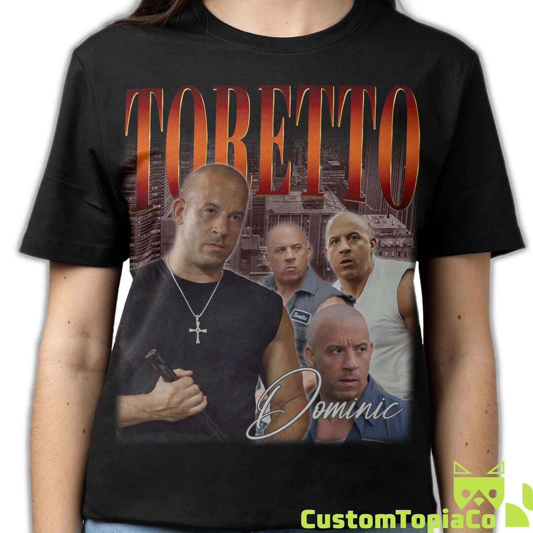 DOMINIC TORETTO SHIRT, Fast and Furious 80s Rap Tee Fans Gift, Dominic ...