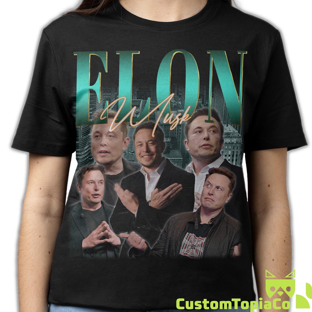 ELON MUSK SHIRT, Elon Musk Vintage T-shirt, Elon Reeve Musk American ...