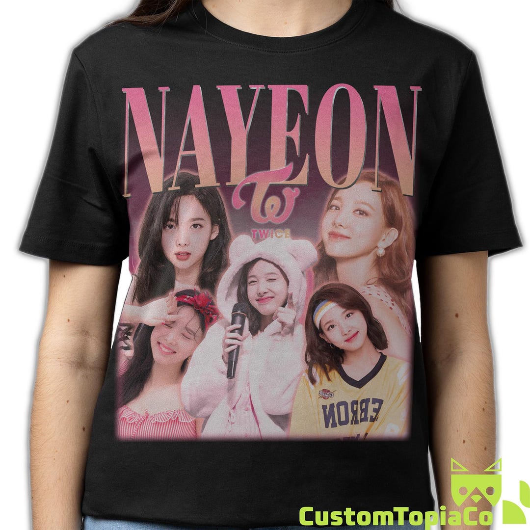 NAYEON TWICE SHIRT, Im Na-yeon Tour Vintage Tour T-shirt, Nayeon Twice ...