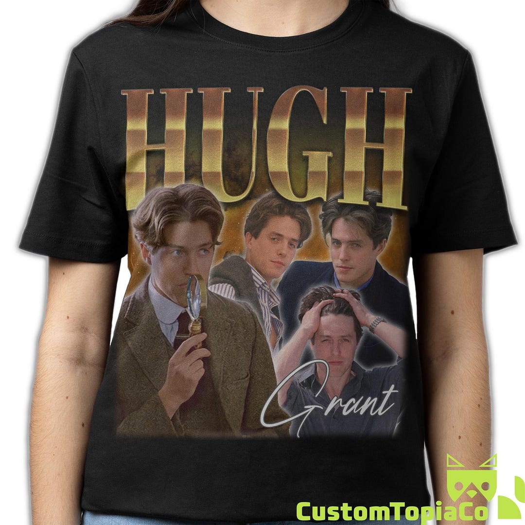 HUGH GRANT SHIRT, Hugh Grant Vintage T-shirt, Hugh John Mungo Grant ...
