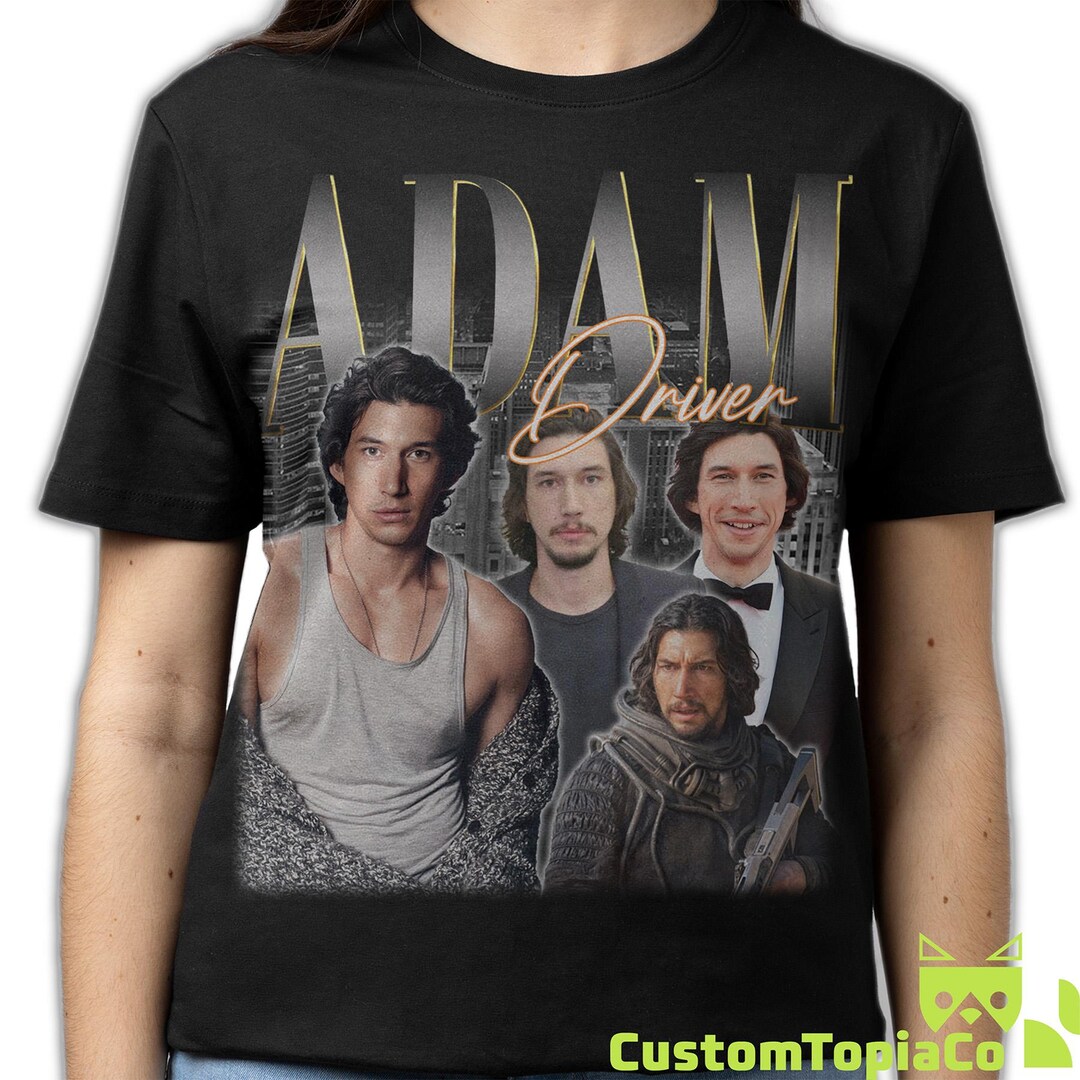 ADAM DRIVER SHIRT, Adam Driver Tribute 80s Rap Tee Fan Gift, Adam ...