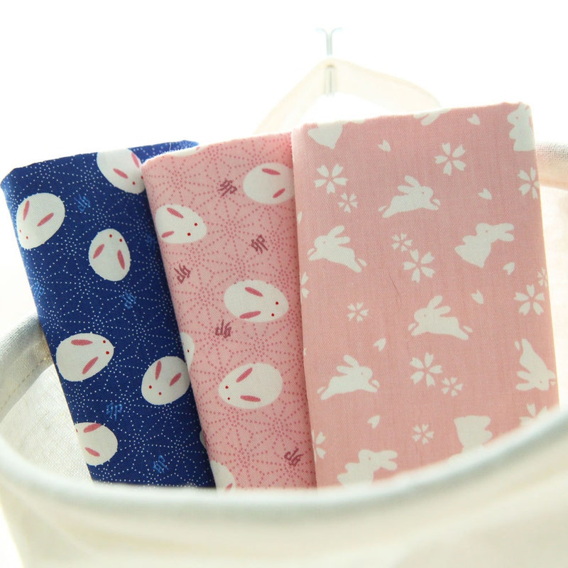 Rabbit Print Fabric - Etsy