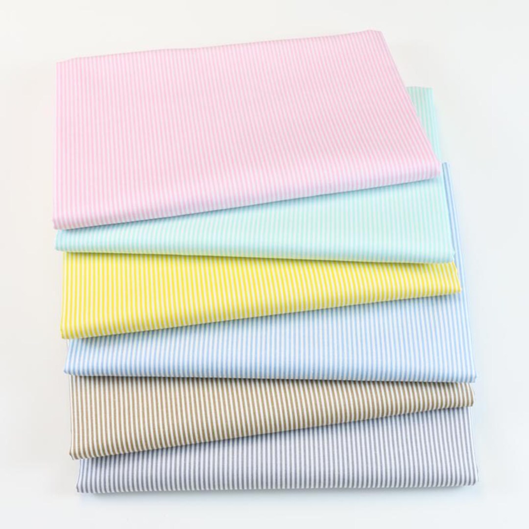 6215 - 1mm Stripe Cotton Fabric - 62 Inch (width) X 1/2 Yard (length ...