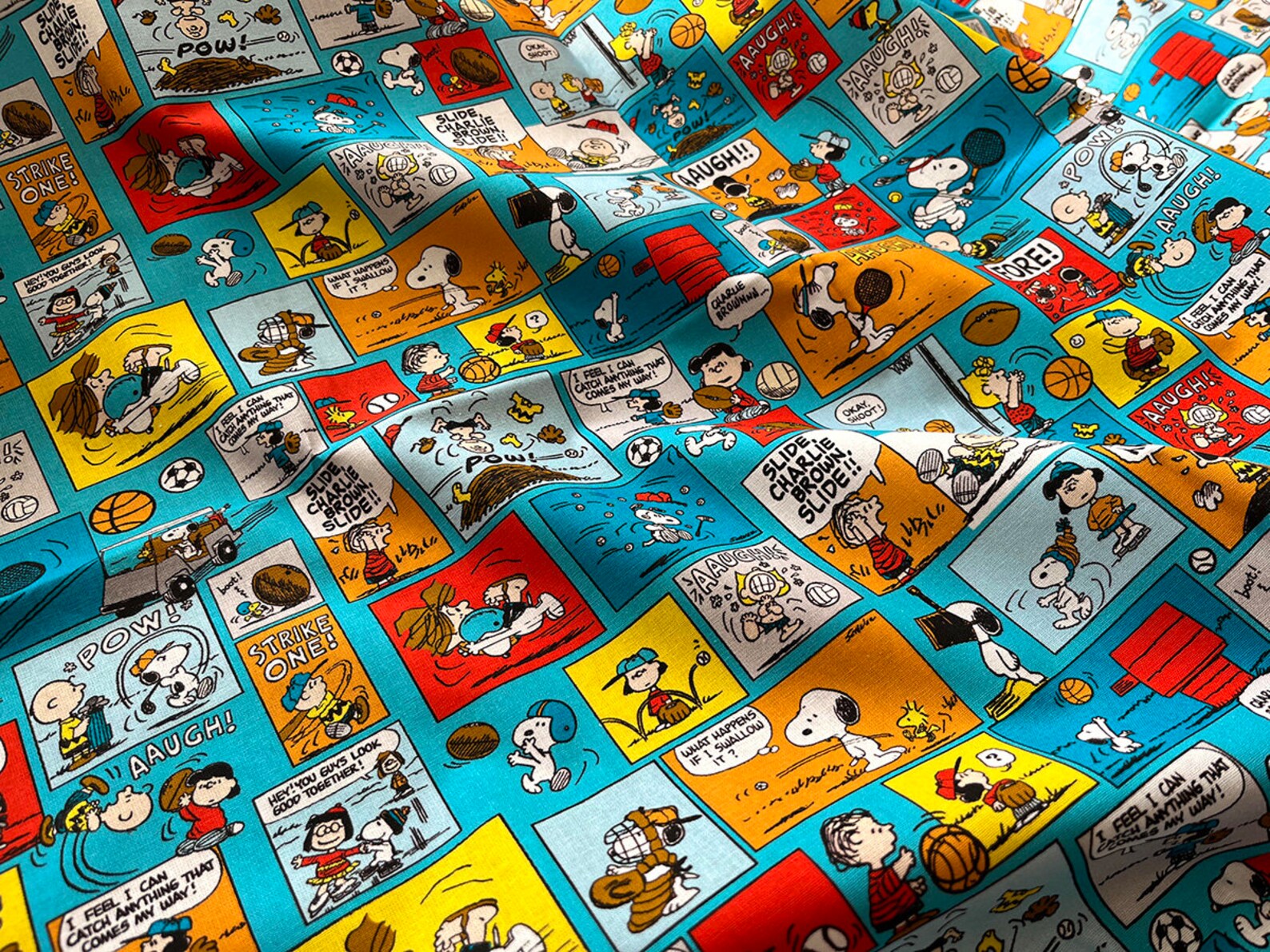5876 Snoopy Peanuts Friends Comic Strip Cotton Fabric 43 - Etsy
