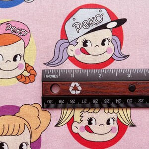5747 Milky Peko Poko Peko-chan Girl Head Toss Cotton Fabric - Etsy