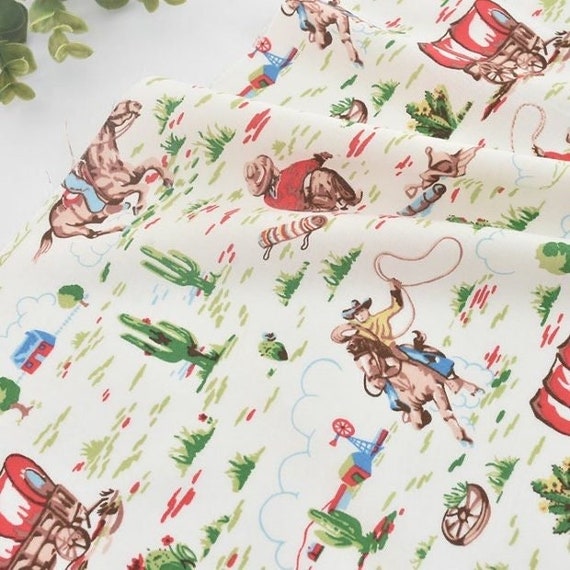 5612 Cath Kidston Cowboy Thin Cotton Fabric 57 Inch - Etsy