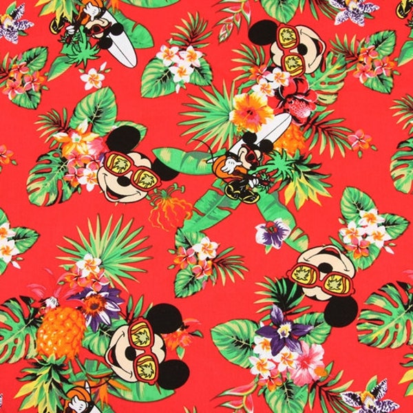 Mickey Mouse Fabric - Etsy