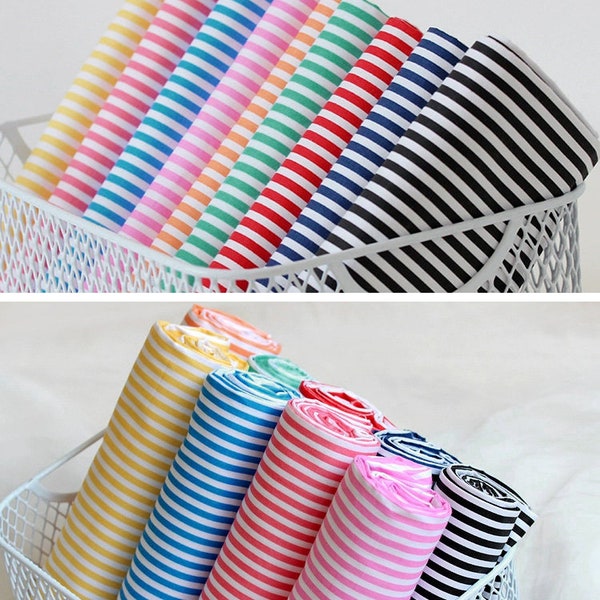 Striped Cotton Fabric - Etsy