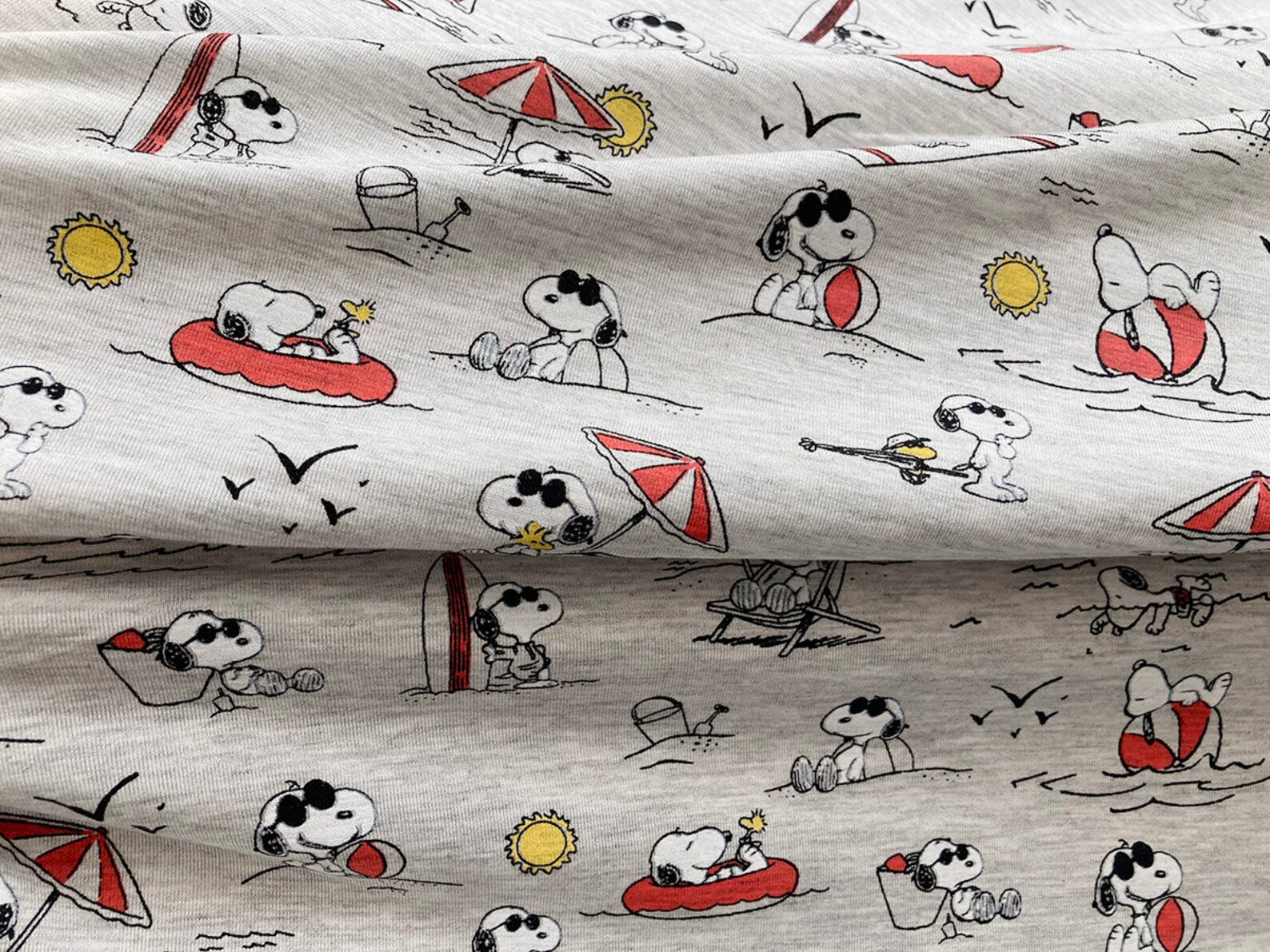 5023 Snoopy 4-Way Stretch Modal Elastic Jersey Knit Fabric | Etsy