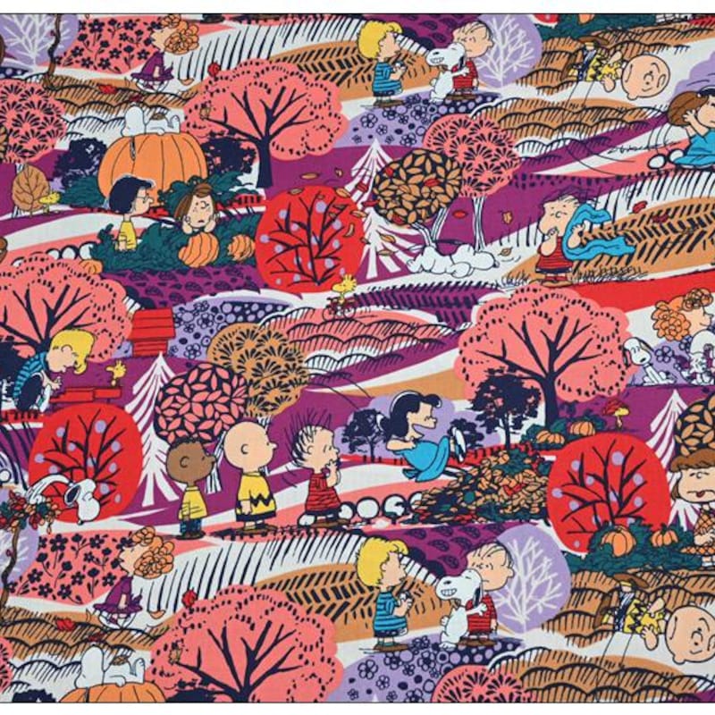 Autumn Tree Fabric by the Yard - Etsy UK
