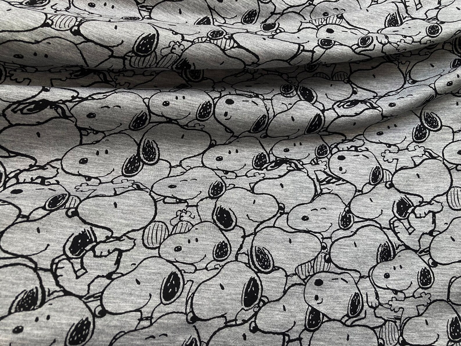 5023 Snoopy 4-way Stretch Modal Elastic Jersey Knit Fabric - Etsy