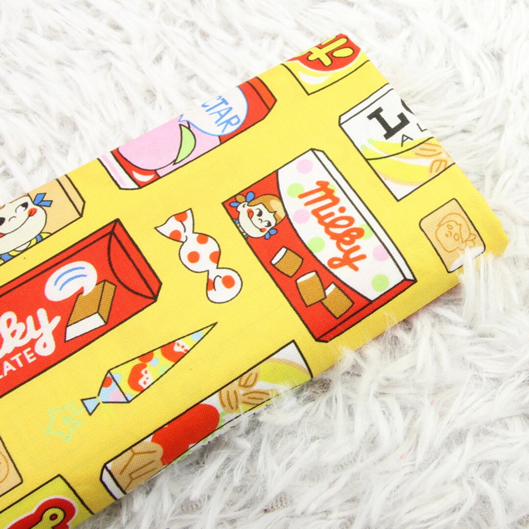 5830 - Milky Peko Poko Peko-chan Cotton Fabric - 43 Inch (width) X 1/2 ...