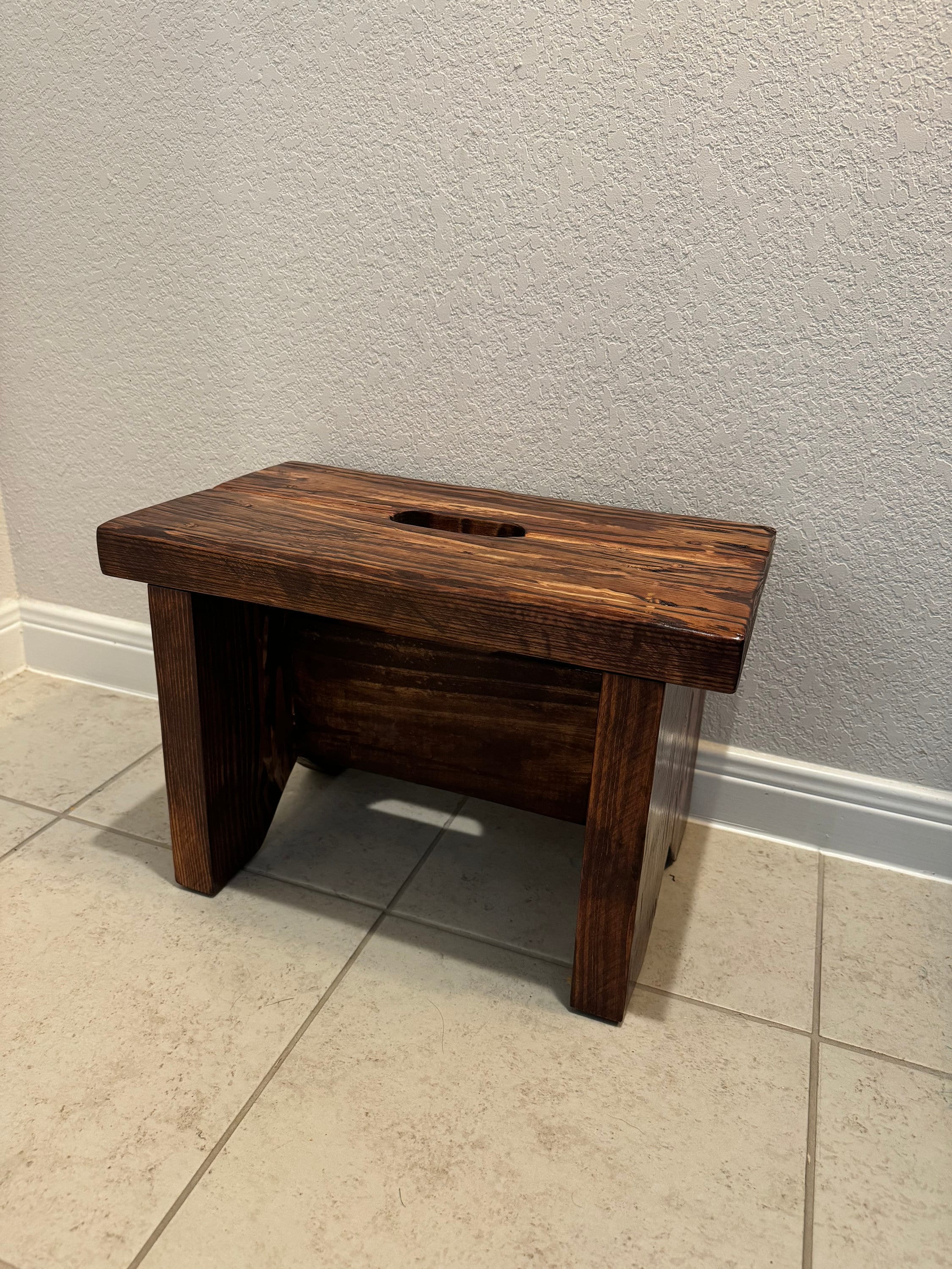 Large Step Stool Farmhouse Stool Reclaimed Wood Step Stool wooden Step ...