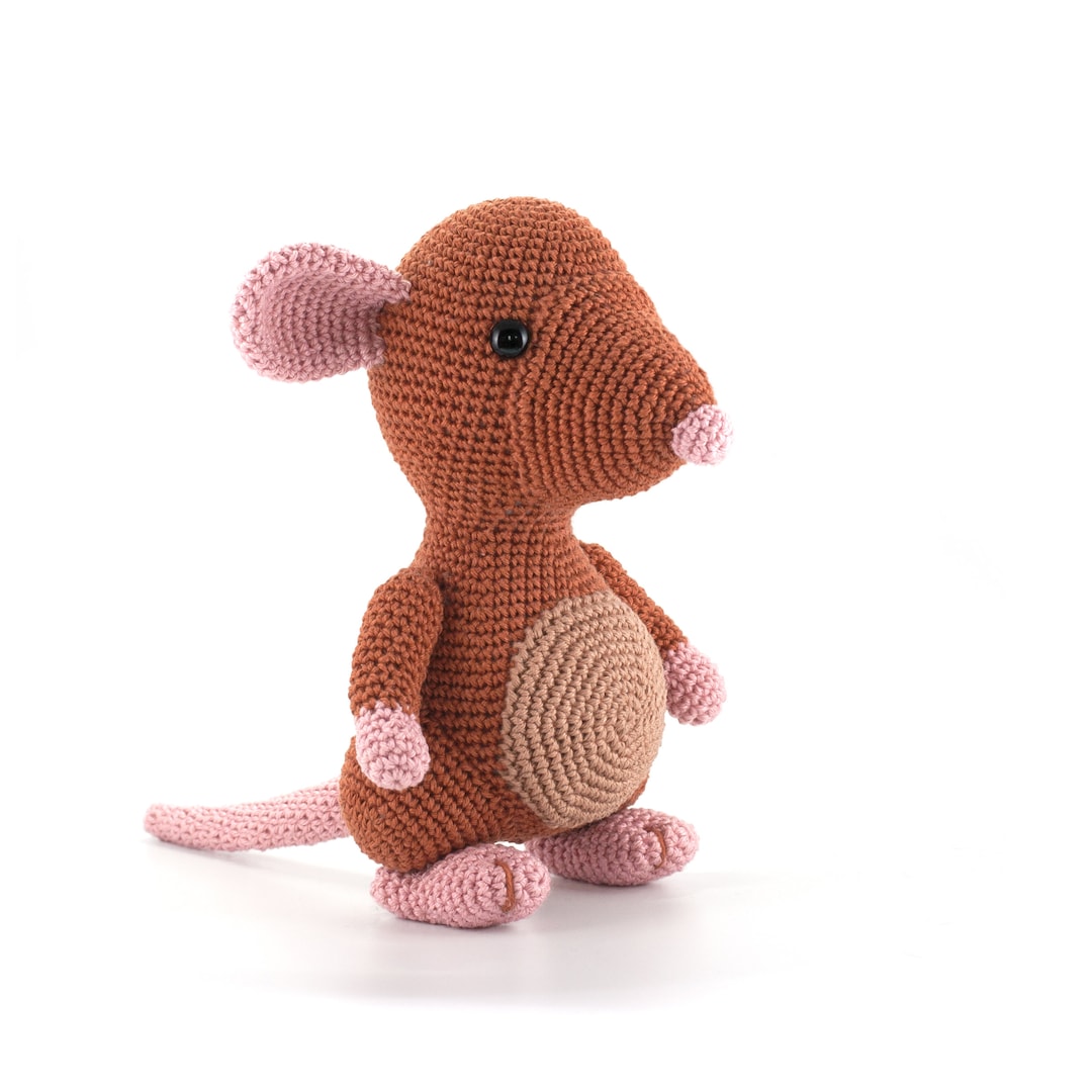 Rupert the Rat Crochet Pattern PDF - Make a Cute Rat Amigurumi - Etsy