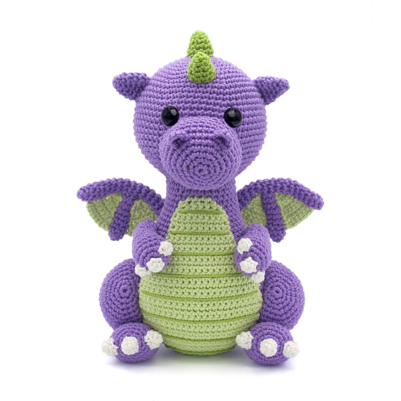 Crochet Kit Fluffy Dragon - Etsy